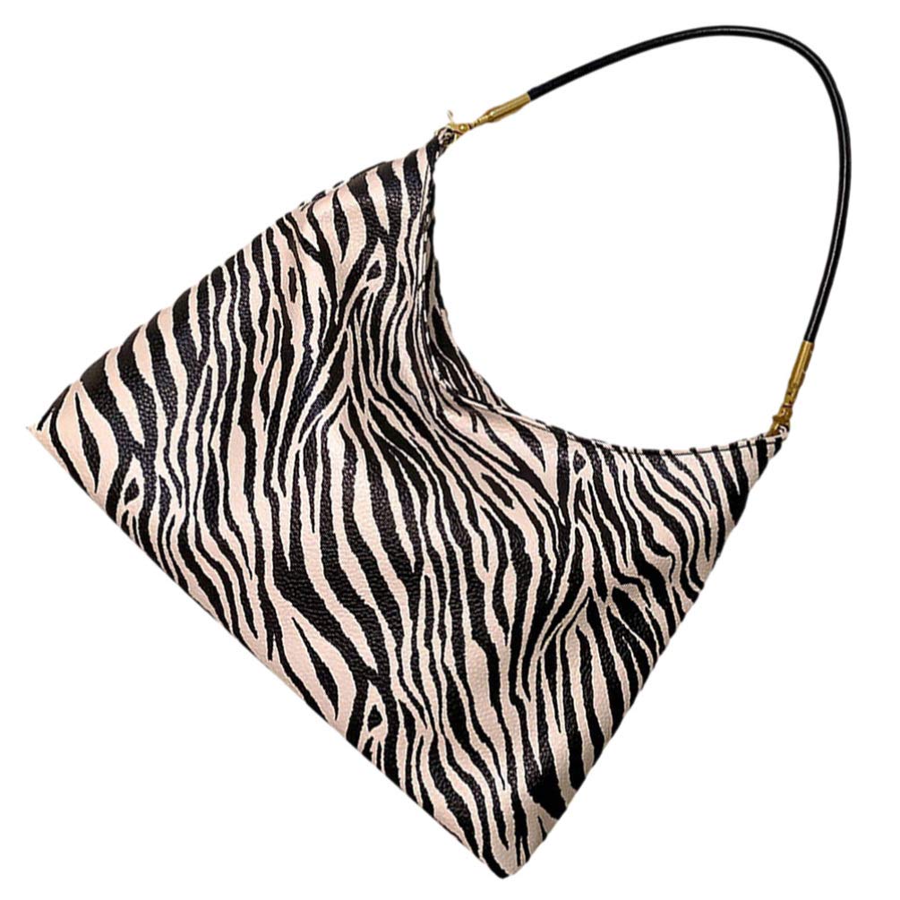 1pc Shoulder Bags Camera Shoulder Strap Zebra Print Bag Shoulder Handbags Black Tote Bag for Women Crossbody Bags for Women Lady Bag Pu Miss Pearlescent Underarm Bag White