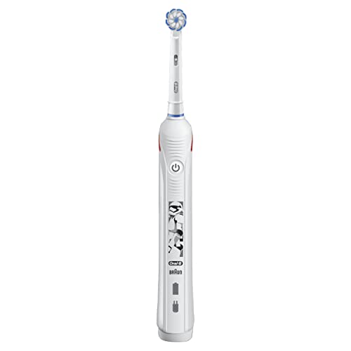 Oral-B Kids Electric Toothbrush with Replacement Brush Heads, Featuring Star Wars, for Kids 6+