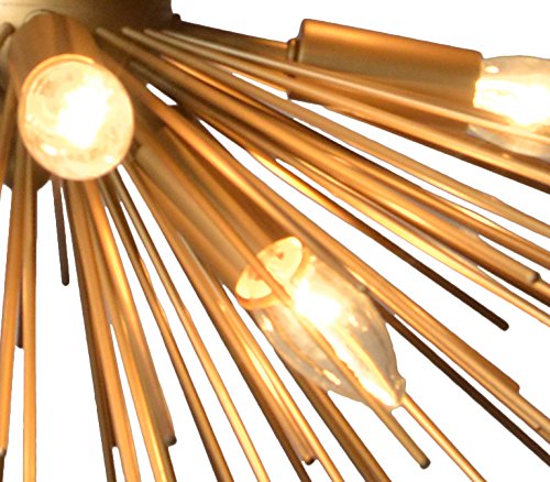 AA Warehousing 12 Light Gold Finish Chandelier