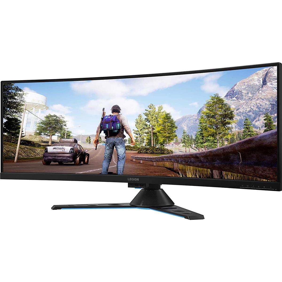 Lenovo Legion Y44w-10 43.4" DWUXGA 144Hz WLED Curved HDR Gaming Monitor with AMD Radeon FreeSync 2, 3840x1200