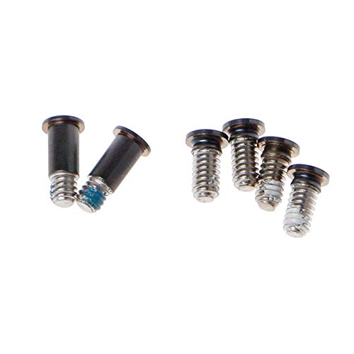 6pcs/Set Bottom case Screws + 1pcs 5 Point Pentalobe Screwdriver for MacBook Retina 15-inch A1707 (Touch Bar) (EMC 3072) (EMC 3162) 2016-2018 Year,A1990 (EMC 3215) MR932LL/A MR942LL/A 2018