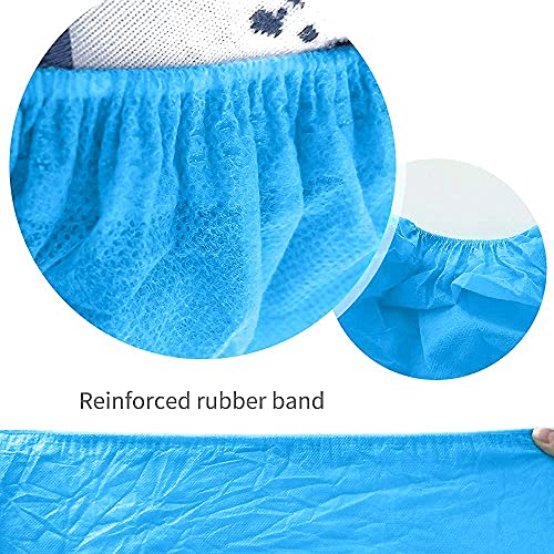 200 Packs Shoe Covers Disposable Non Slip, LyncMed Durable Shoe Cover Booties Covers (Large Size,Fit most of People))