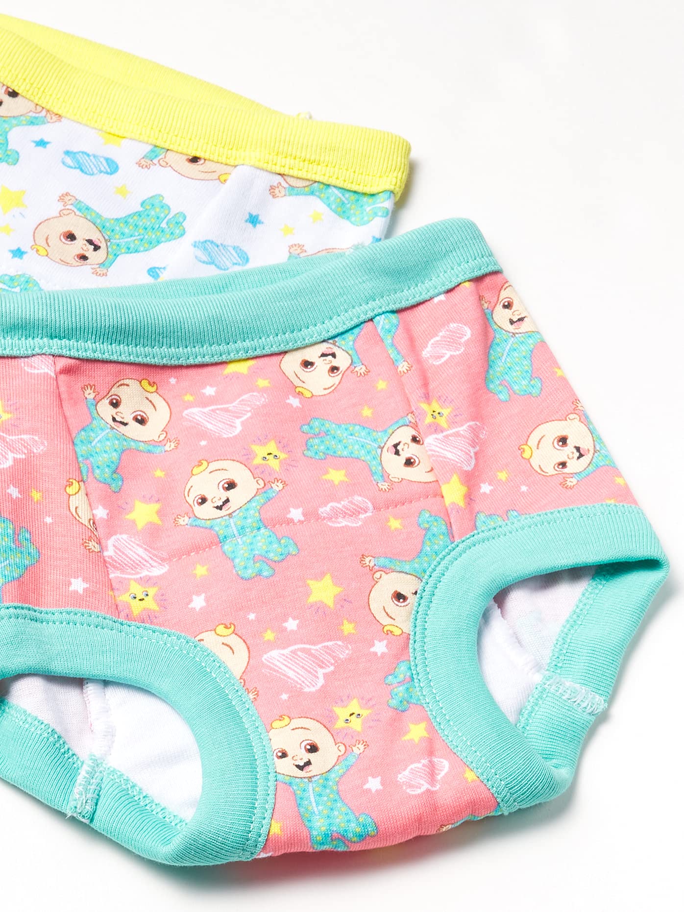 Coco Melon Unisex Baby Amazon Exclusive 10-pk Potty Pants With Stickers Success Tracking Chart And Toddler Training Underwear, 10-pack Cocomelon Pink, 18 Months US