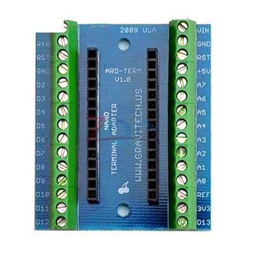 1Pcs Standard Terminal Adapter Board for Arduino Nano V3.0 AVR ATMEGA328P ATMEGA328P-AU Module 100%
