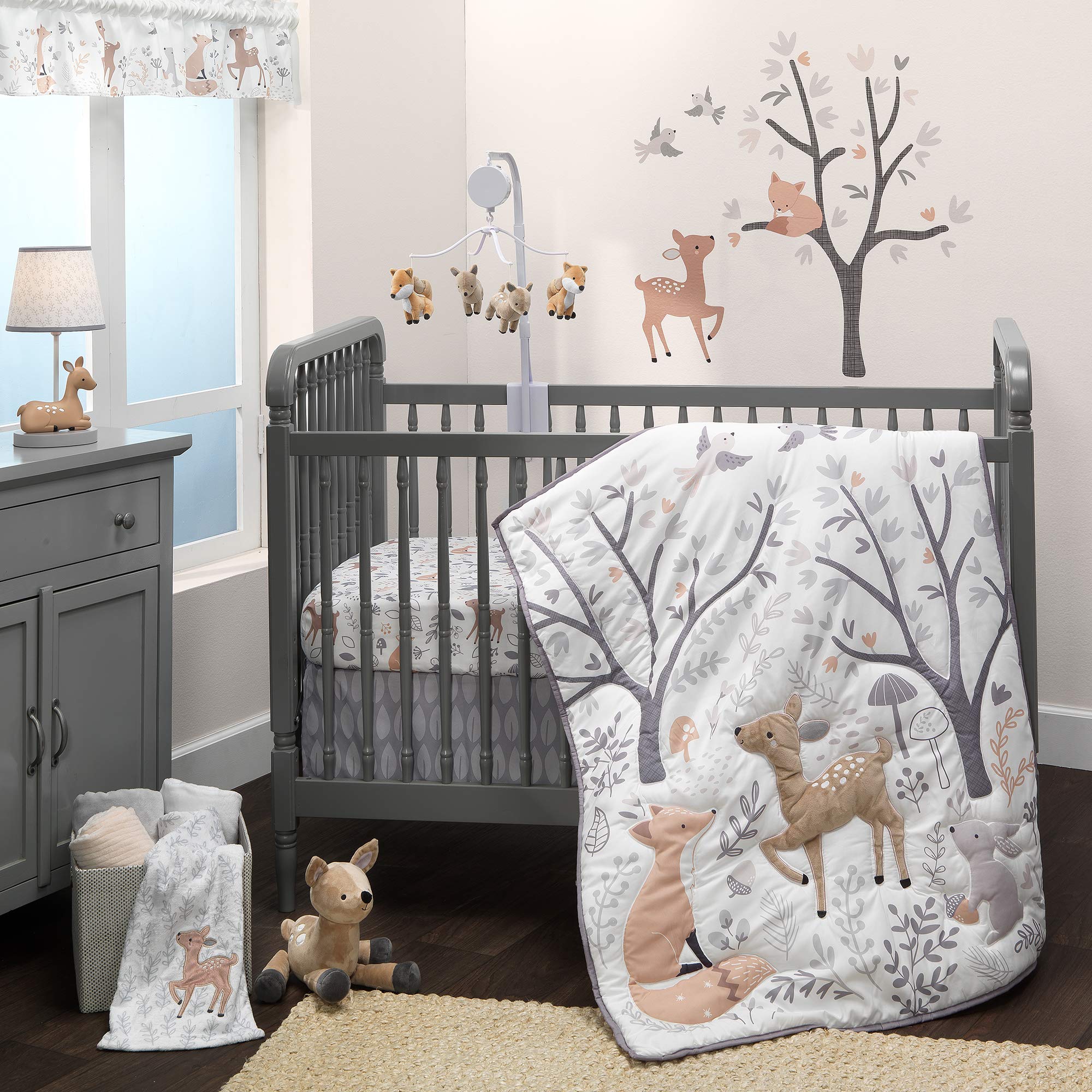 Bedtime Originals Deer Park Window Valance, Multicolor (285029)