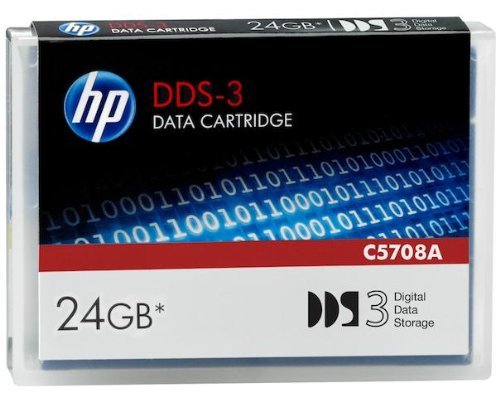 6 Pack Tape, 4mm DDS-3, 125m, 12/24GB C5708A, DDS 4MM TAPE, 125 METER DDS-3