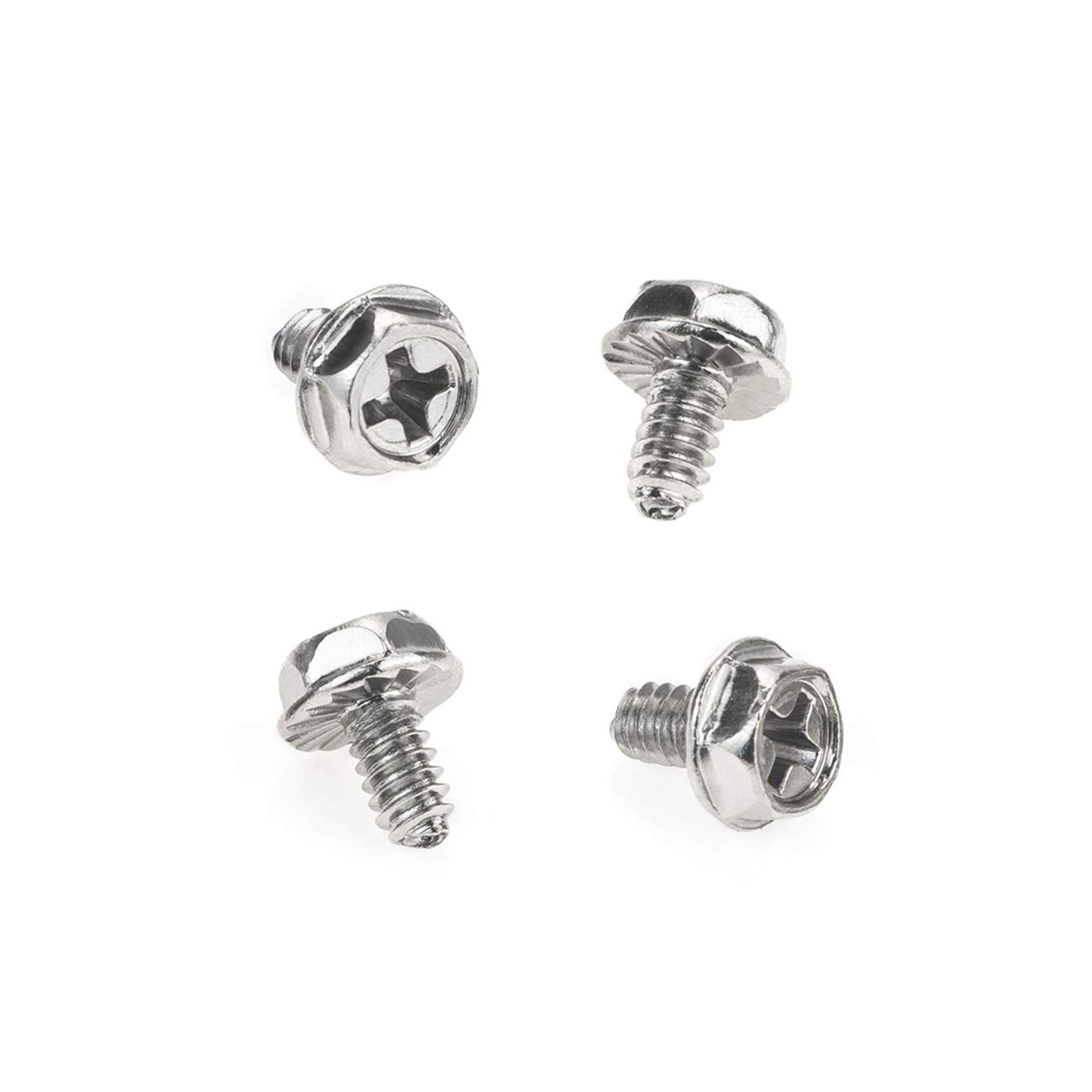 DShanLa 100Pcs Toothed Hex 6/32 Screws PC Case Hard Drive for Computer PC Case CD-ROM Hard Disk Motherboard Mounting Screws DShanLa