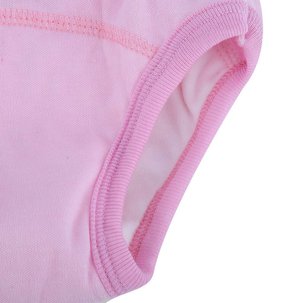 8PC/S Baby Training Pants Potty Training Underwear Toddlers Boys Girls Cartoon Cute Waterproof Diapers 4 Layers (80)