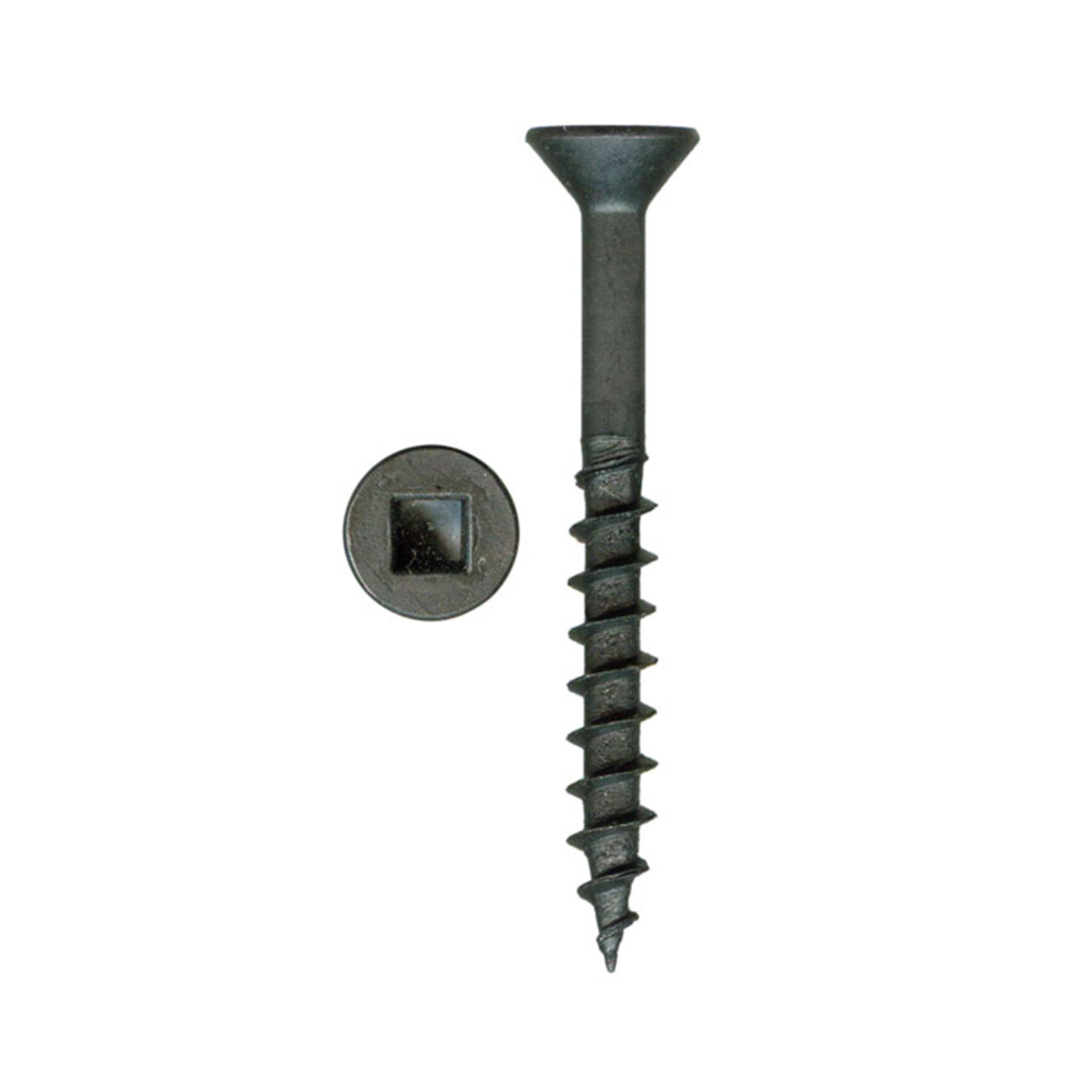 8 x 1 HighPoint® XT Square Drive Woodworking Screws, Flat Head, Dry Lube, 100 pc