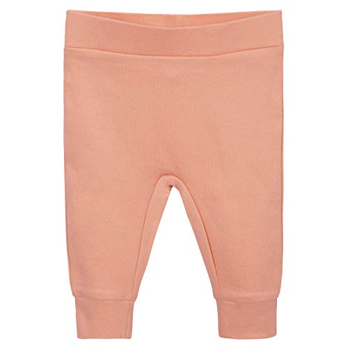 Gerber Baby Girls 2-Pack Pants, Orange/black, 0-3 Months
