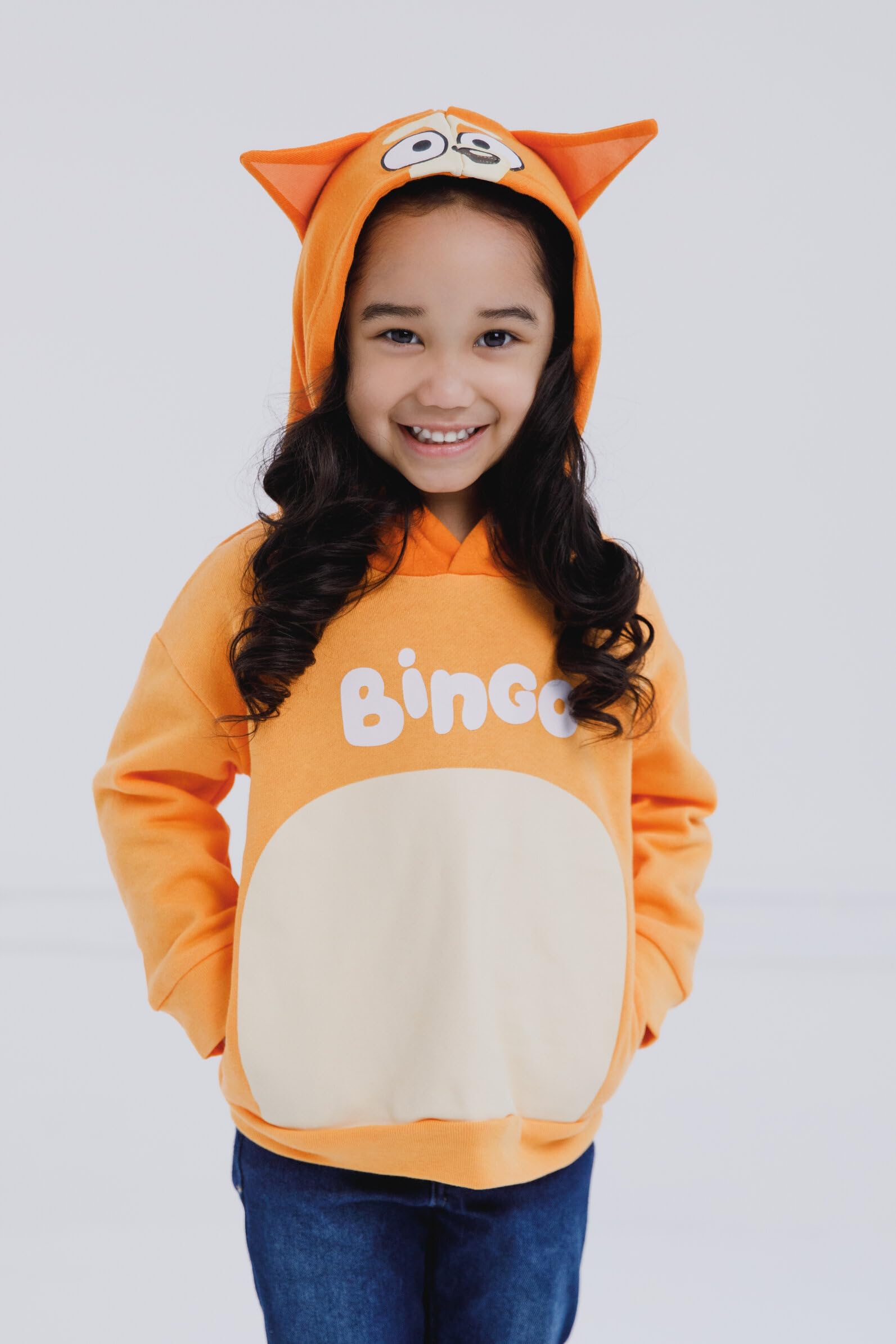 Bluey Bingo Toddler Boys Fleece Matching Family Pullover Hoodie 5T