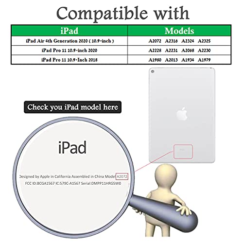 TOEVEK iPad Air 4th/5th Generation Case for Kids, iPad Air 10.9 inch 2020/2022 Case with Shoulder Strap, Handle Stand Protective Case for iPad Pro 11(2022/2020/2021/2018) and iPad Air 4/5, Blue