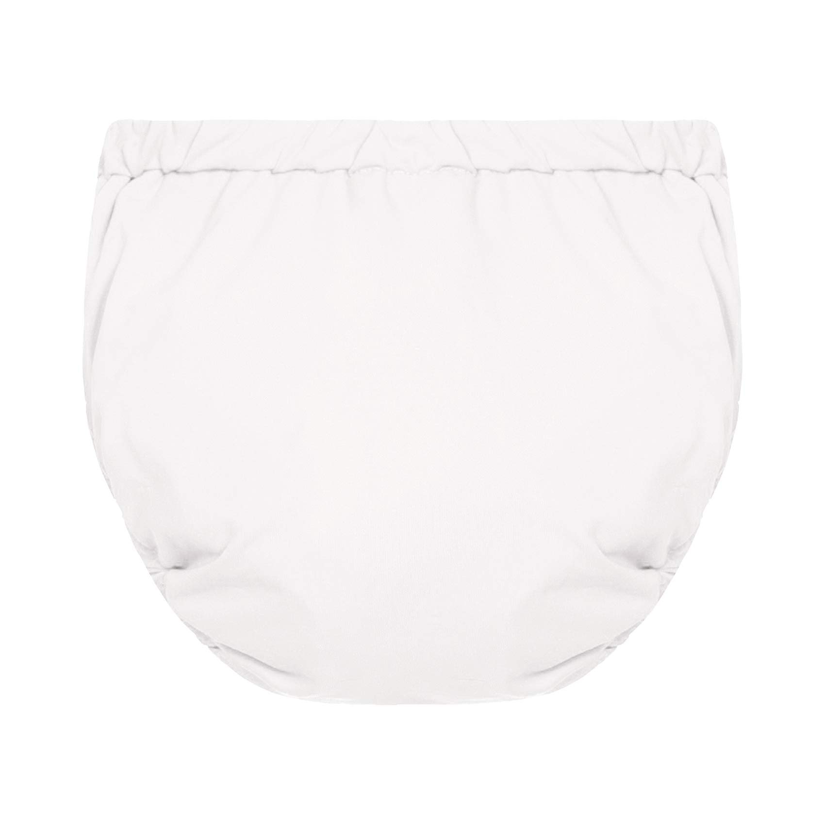 Durio Reusable Swim Diapers Washable Baby Swim Diaper Unisex Infant Toddler Swimming Diapers A White 12-18 Months