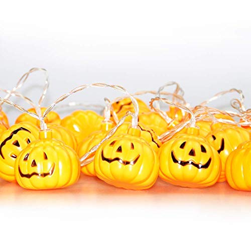 1m/2m/3m Halloween Pumpkin Led String Lights Garden Home Party Decoration Holiday String Light Halloween Lights 1M 10 LEDs(Arrived in About 15 Days)