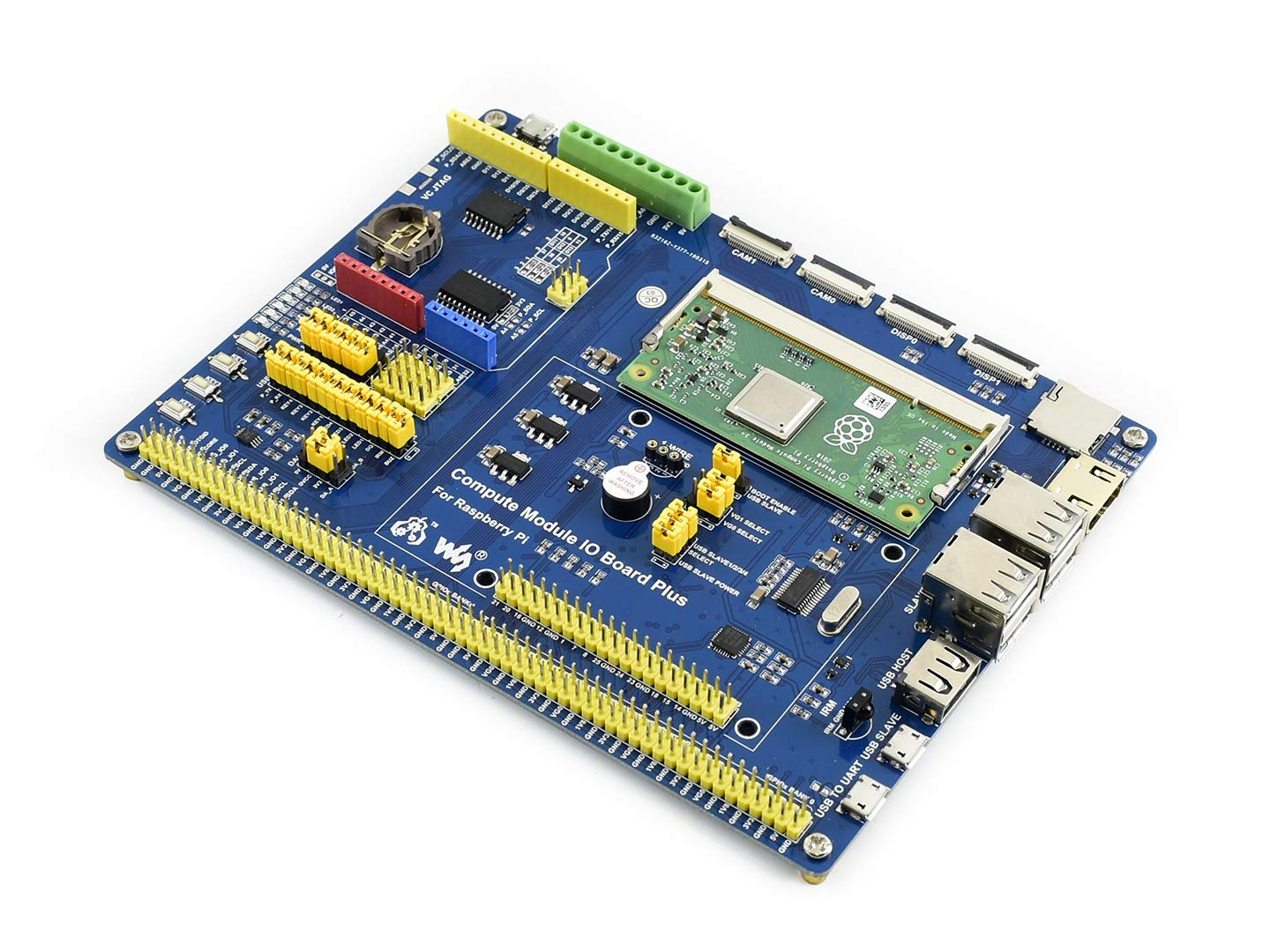 TOP1 Compute Module IO Board Plus, for Raspberry Pi Compute Module 3/3 Lite/3+/3+ Lite Compatible with Compute Module IO Board V3