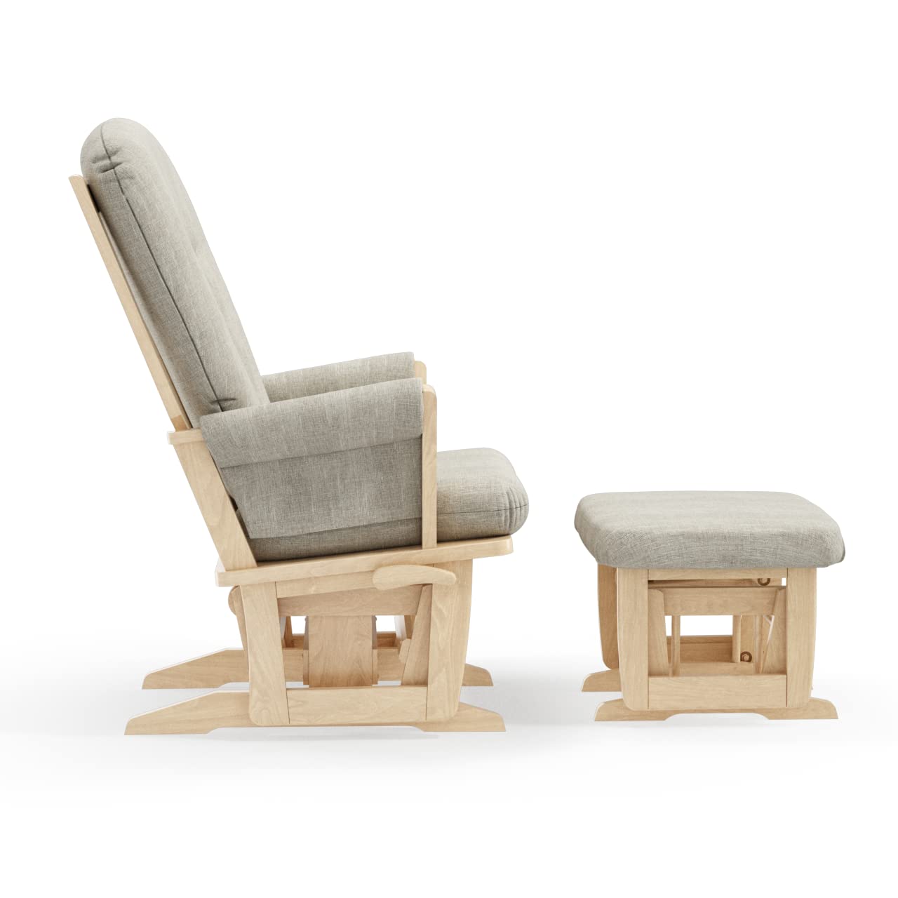 Dutailier Rose 2857 Glider Multiposition-Lock Recline with Ottoman