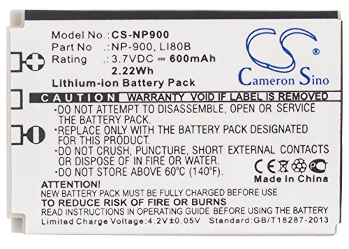 600mAh Li-ion Battery Replacement for UFO DS5080 DS5332 DS5331 02491-0015-00 02491-0037-00 BATS4 NP-900