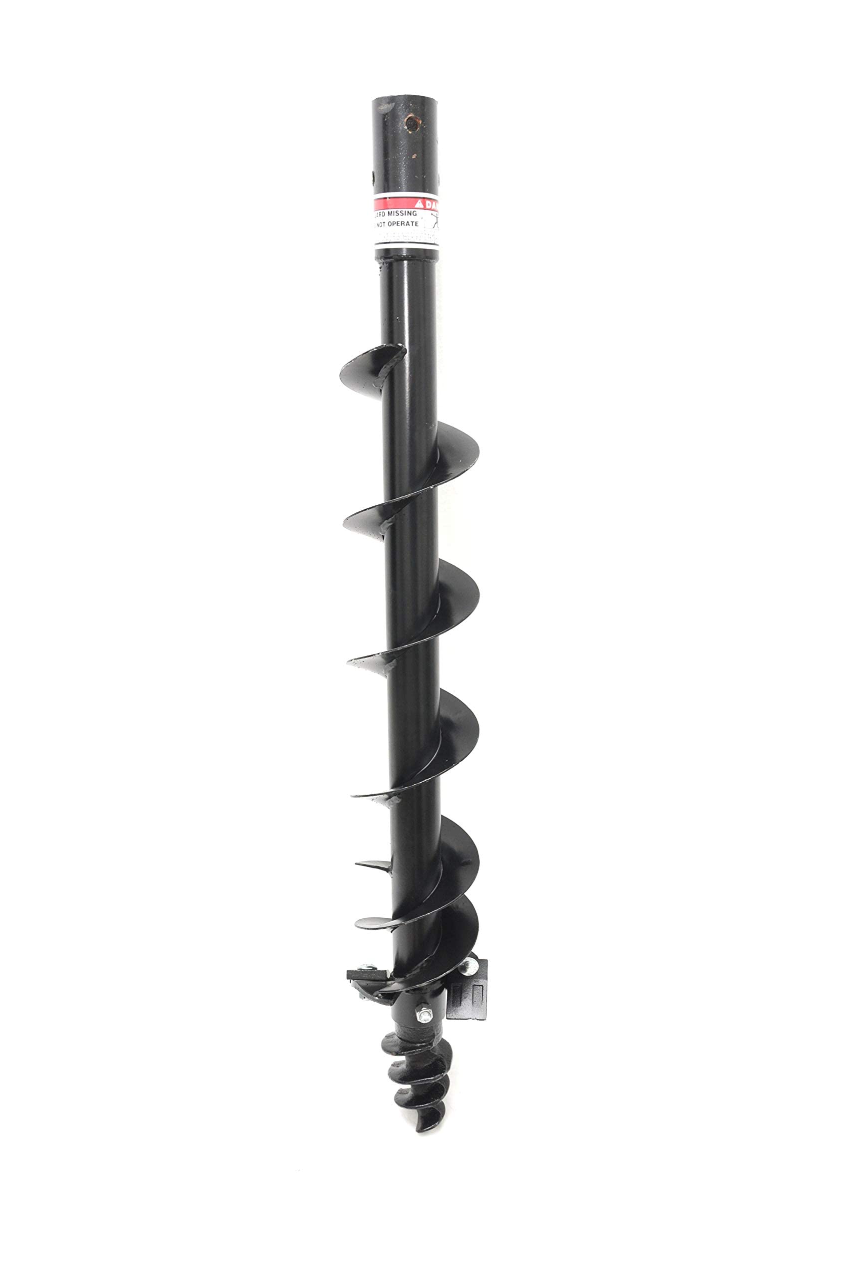 6" Diameter Reinforced 3-Point Auger Bit for 2" Round Drive Post Hole Diggers