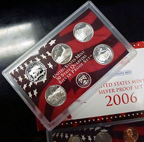 2006 S Silver Proof Set, may have natural toning on silver Various US Mint Proof