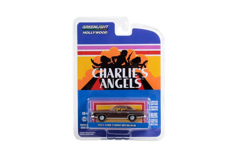 1974 Ford Gran Torino Brougham, Charlie's Angels - Greenlight 44970A/48-1/64 Scale Diecast Car