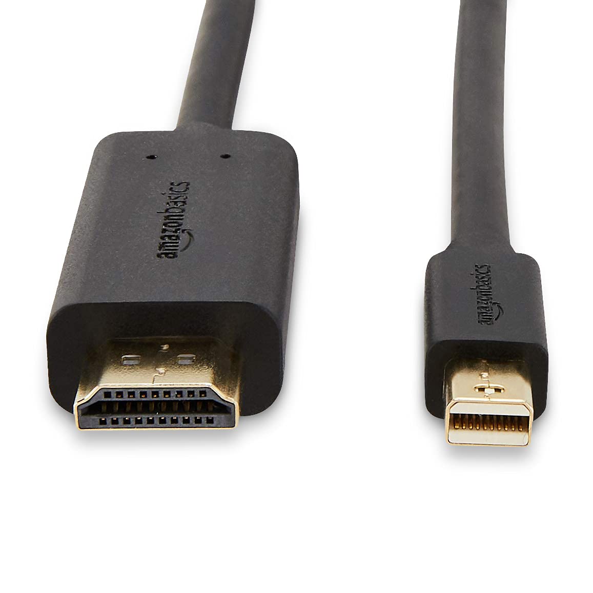AmazonBasics Mini DisplayPort to HDMI Display Adapter Cable - 6 Feet Bundle with Amazon Basics DisplayPort to HDMI Display Cable - 6 Feet