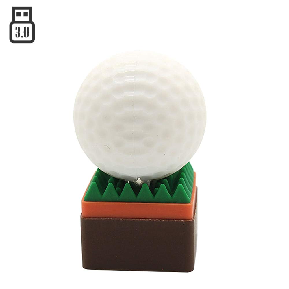 64GB Ball Model Flash Drive USB 3.0 Drive Memory Stick Thumb Drives Pen Drive Data Storage Zip Drive Jump Drive Flash Stick USB Stick USB Flash Drive - Golf