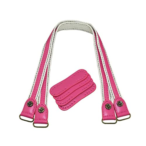 1Pair Leather Bag Handles Leather Fabric Shoulder Bag Strap DIY Handbag Belt Handle Women Girl Handbags Accessories (Color : A, Size : 60cm)