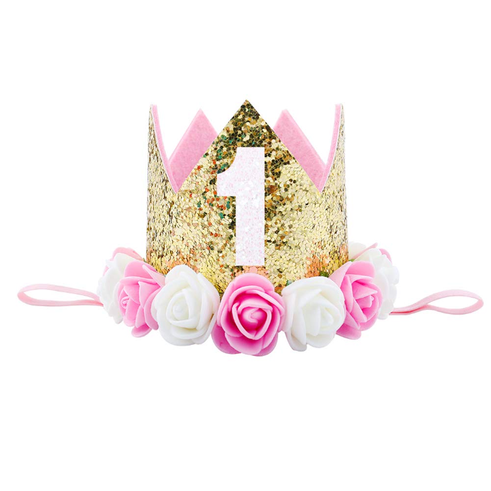 BGFKS Baby Girls Soft Tutu Skirt with Diaper Cover,1st Birthday Party Tutu Skirt Sets (Pink)