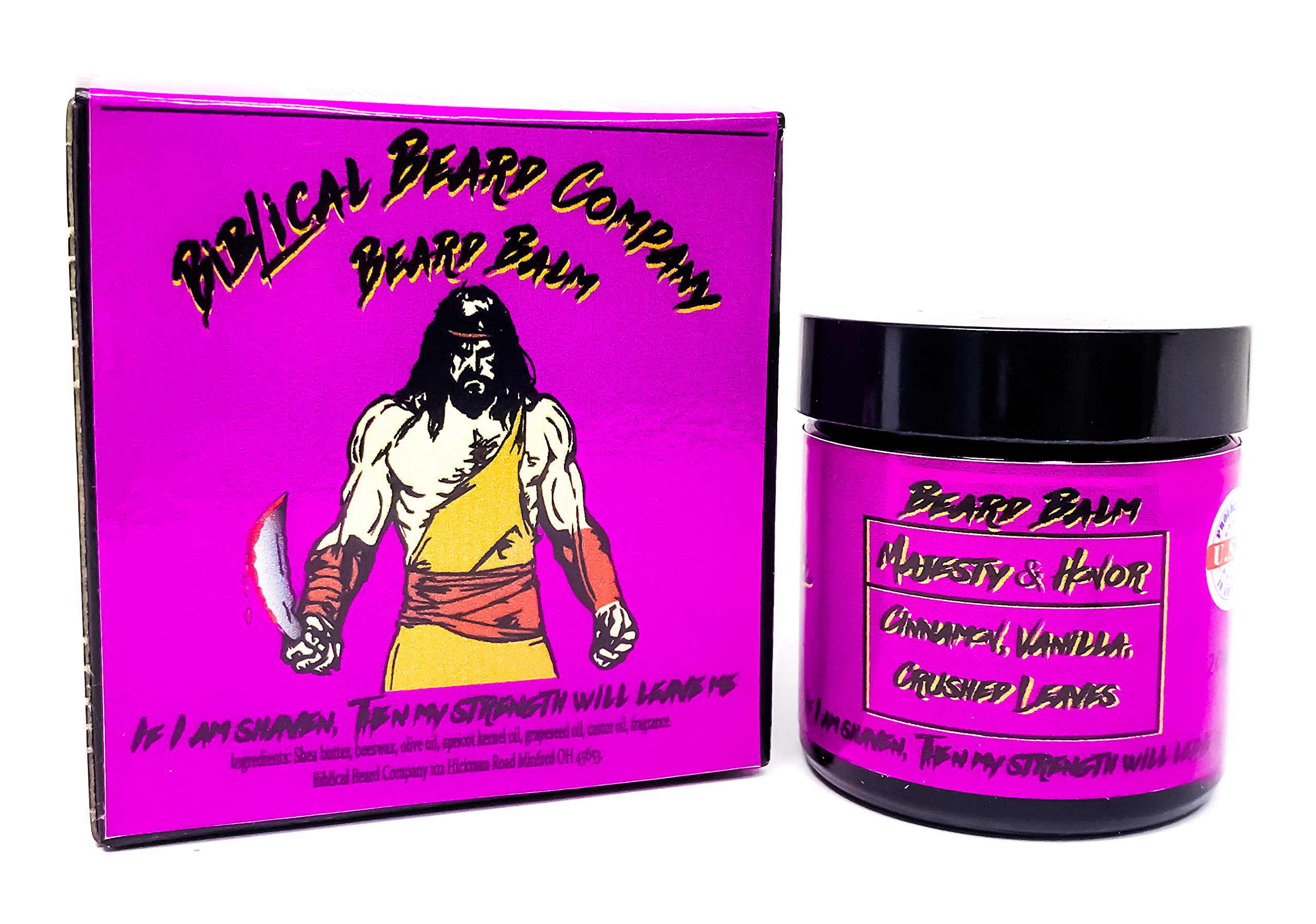 Biblical Beard Company - Beard Balm - Made in USA (Majesty & Honor)