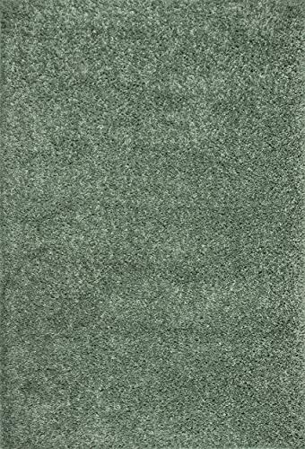 nuLOOM Belleza Shag Area Rug, 6' 7" x 9', Green