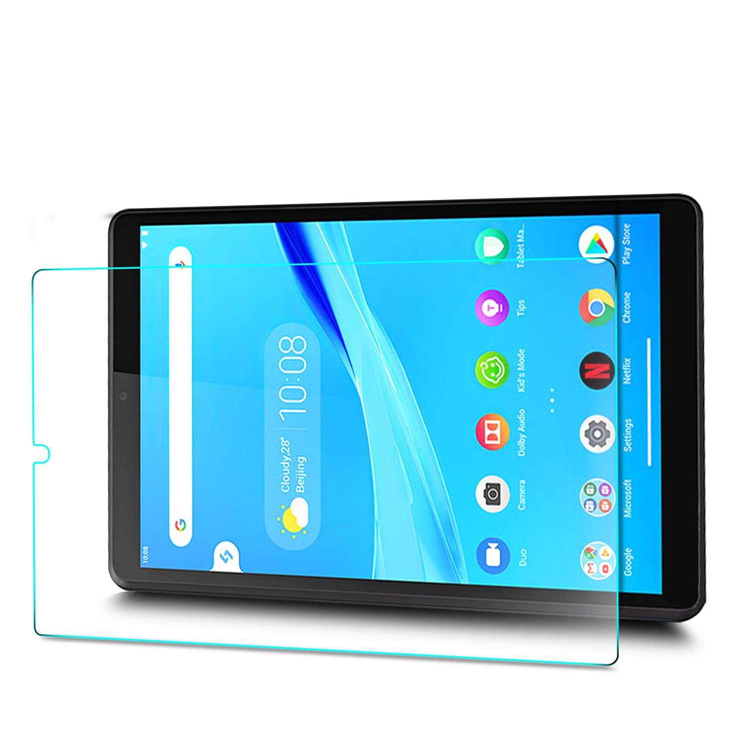 Ratesell Lenovo Tab M8 FHD TB-8705F Screen Protector,Tempered Glass Screen Protector, 9H Hardness/Bubble Free/High Response for Lenovo Tab M8 FHD TB-8705F / TB-8705N / Tab M8 HD TB-8505F / TB-8505X