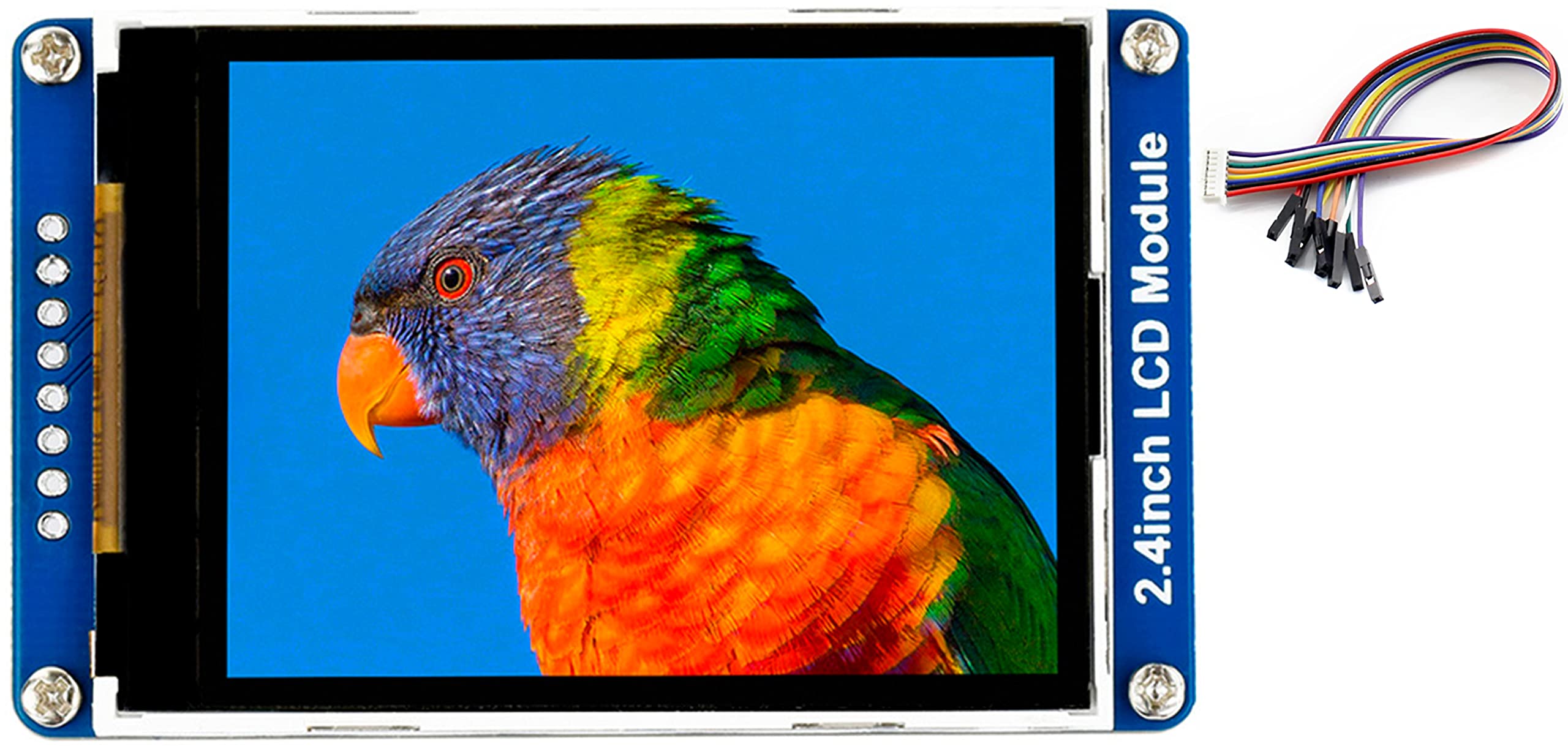 Bicool 2.4inch LCD Display Module 65K RGB Colors, ILI9341 2.4" TFT 240×320 Resolution, SPI Interface Compatible with Arduino/Raspberry Pi/STM32