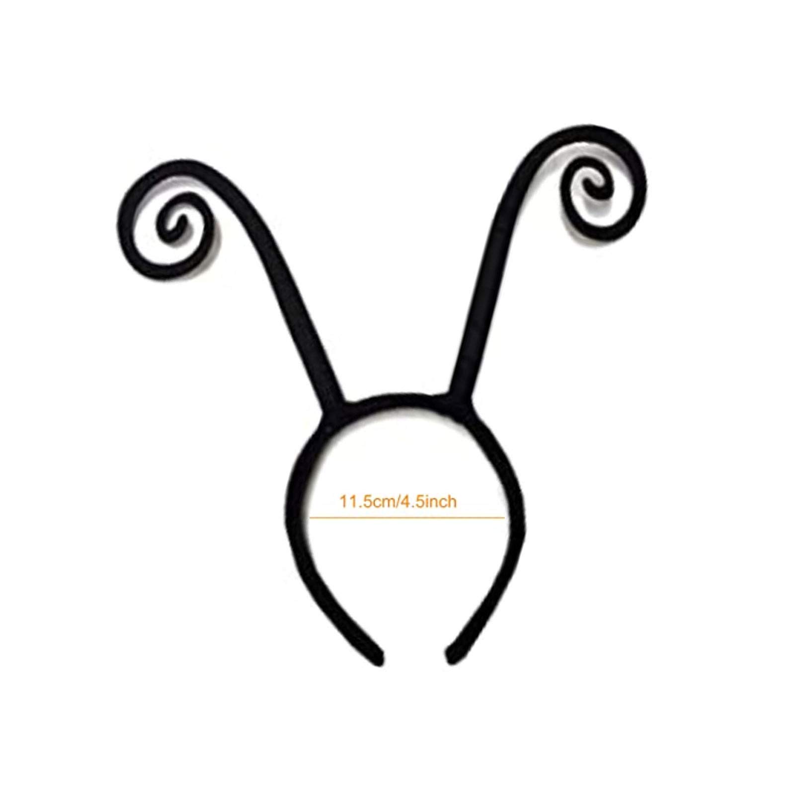 2 Pack Butterfly Elope Antenna Headband for Halloween Party Costume Cosplay Dress Up Pretend Play Accessory