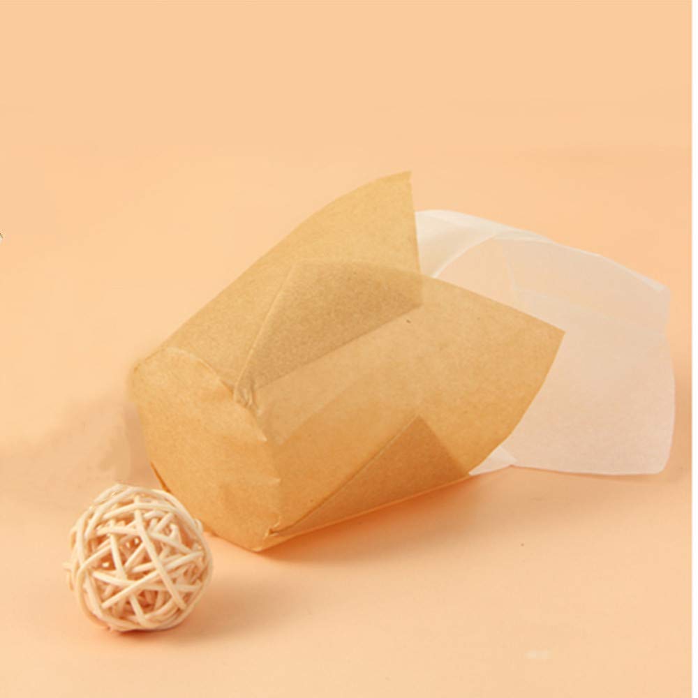 200pcs Tulip Cupcake Liners Natural Baking Cups Muffin Paper Liner Grease-Proof Wrappers for Wedding, Cases Wrappers for Wedding Birthday Partyr, Standard Size (Natural)