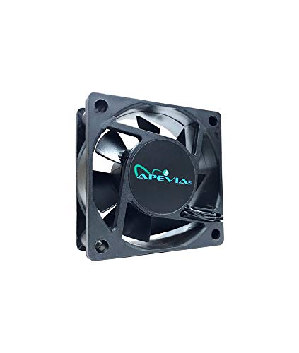 Apevia CF6025S-3 (3 Pk) 60mm x 60mm x25mm Black Case Fan W/4PIN Molex + 3PIN Motherboard Adapter