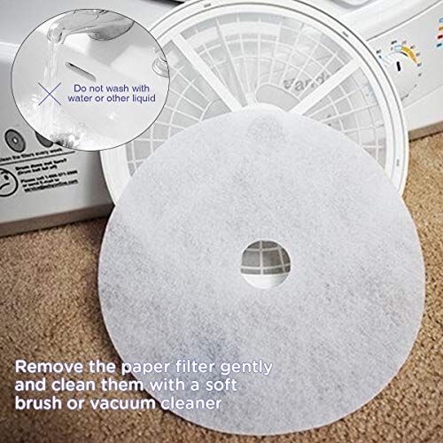 20Pcs Universal Cloth Dryer Exhaust Filters, Premium Quality Durable and Easy to Clean Dryer Lint Filter Compatible with Panda/Magic Chef/Sonya/Avant - 16 Exhaust Filters & 4 Air Intake Filters