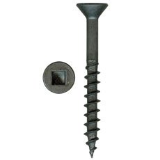 6 x 3/4 HighPoint® XT Square Drive Woodworking Screws, Flat Head, Dry Lube, 100 pc