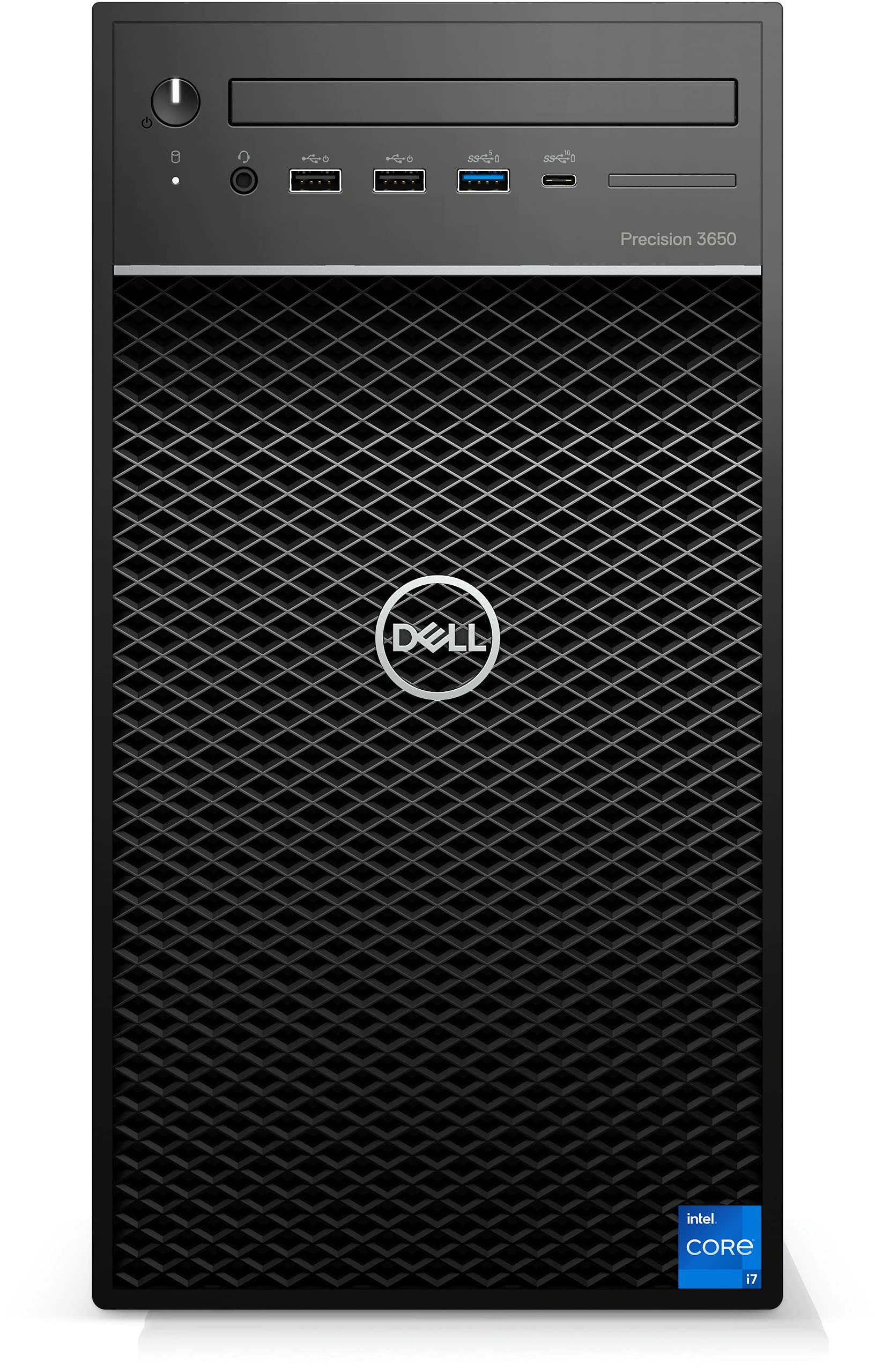 DELL 2021 Precision 3650 Tower Workstation Desktop, Intel i7-11700, Quadro P1000 4G, 128GB RAM, 2TB SSD + 4TB HDD, No-DVD, WiFi 6, Type-C, DisplayPort, Keyboard & Mouse, Win 10 Pro