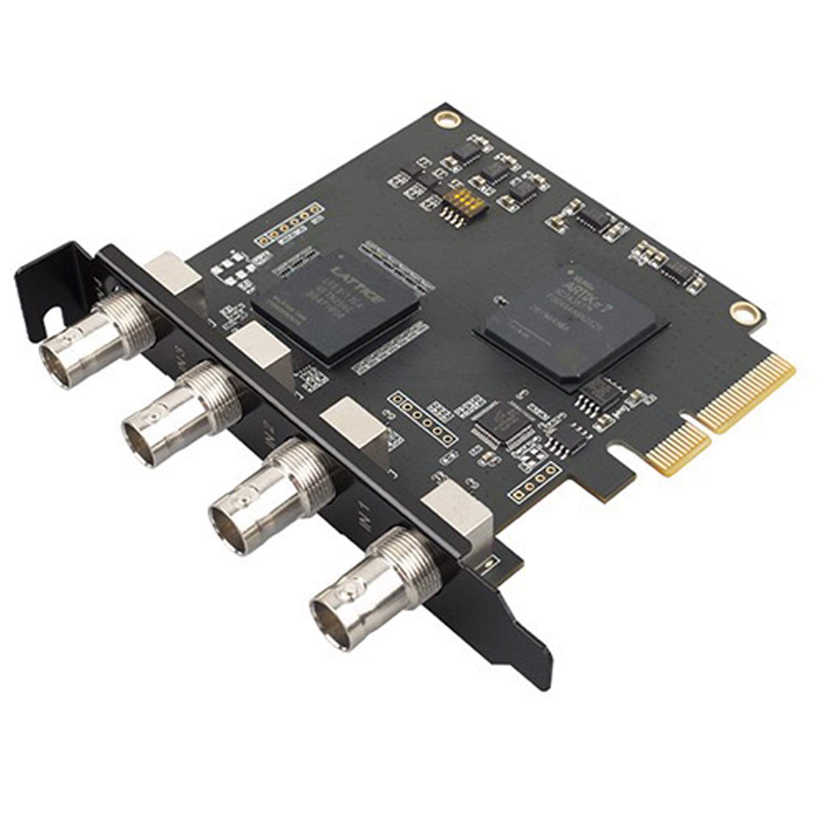 ELECABLE Quad SDI PCIe Video Capture Card, 4-Channel SDI Video Recorder Capture for Multi-Channel Live Streaming