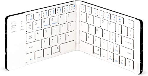 HP E14 G4 FHD (1920 x 1080) Portable Travel Monitor Bundle with 2 USB Type-C, Black Marble Bluetooth Folding Wireless Keyboard, and Black Pebble M355 Bluetooth Wireless Mouse