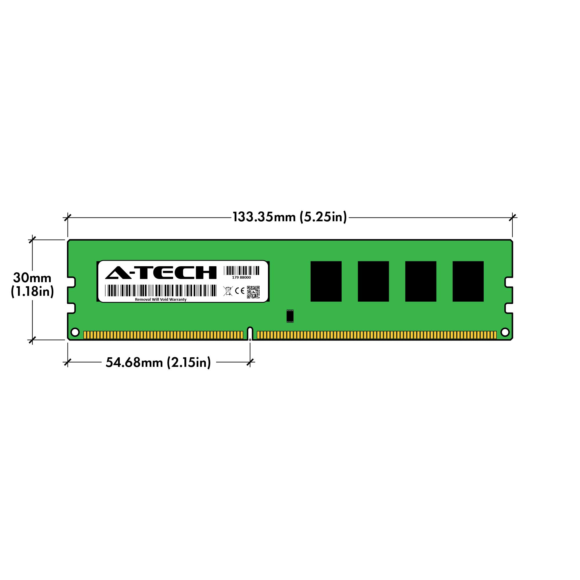 A-Tech 16GB (2x8GB) RAM for Dell Inspiron 3647, 3847 | DDR3 1600MHz DIMM PC3-12800 240-Pin Non-ECC UDIMM Desktop Max Memory Upgrade Kit