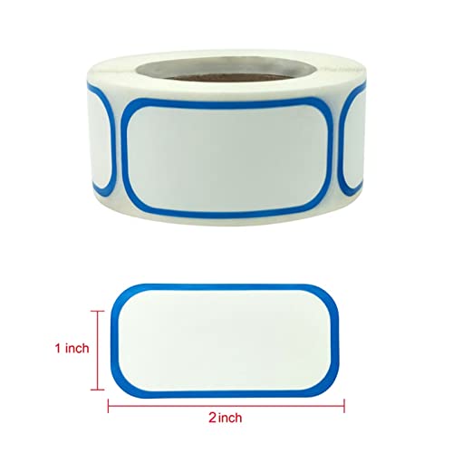 300pcs/roll Removable Freezer Labels, Self-Adhesive Food Storage Stickers Blank Date Labels Refrigerator Freezer Jar Label Stickers for Home Kitchen Restaurant(1x2 Inch)