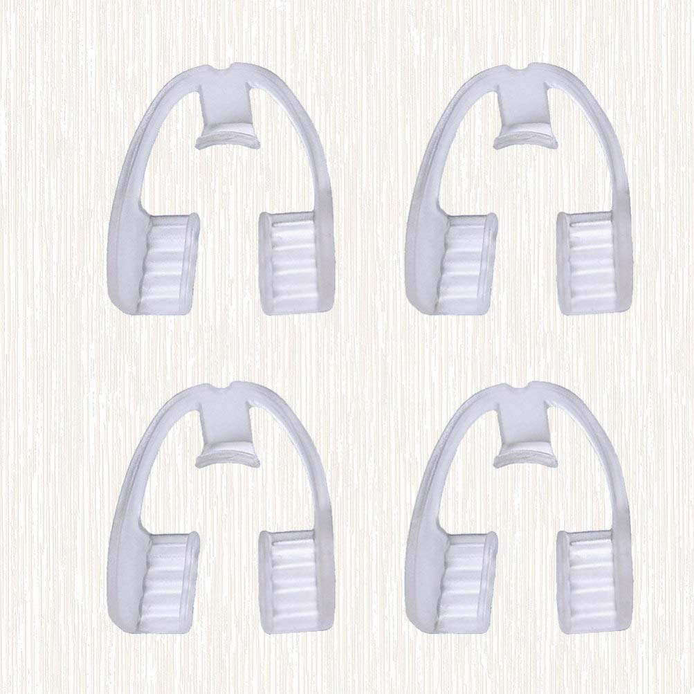 BESPORTBLE 4PCS EVA Food Grade Mouth Guard Dental Night Protector Tooth Grinding Guard for Sleep Men Women