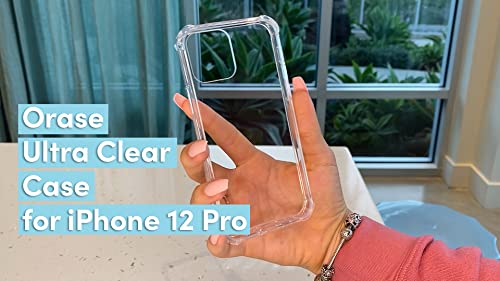 Orase Ultra Clear Cases Designed for iPhone 12 Case & iPhone 12 Pro Case [Non-Yellowing] Protective Slim Phone Case with Shockproof Air Bags, 2020 (Crystal Clear)