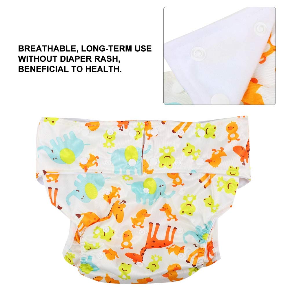 Anti-Leakage Adult Diapers, Adult Leakproof Underwear Washable Reusable Adjustable Breathable for Elderly(A51)