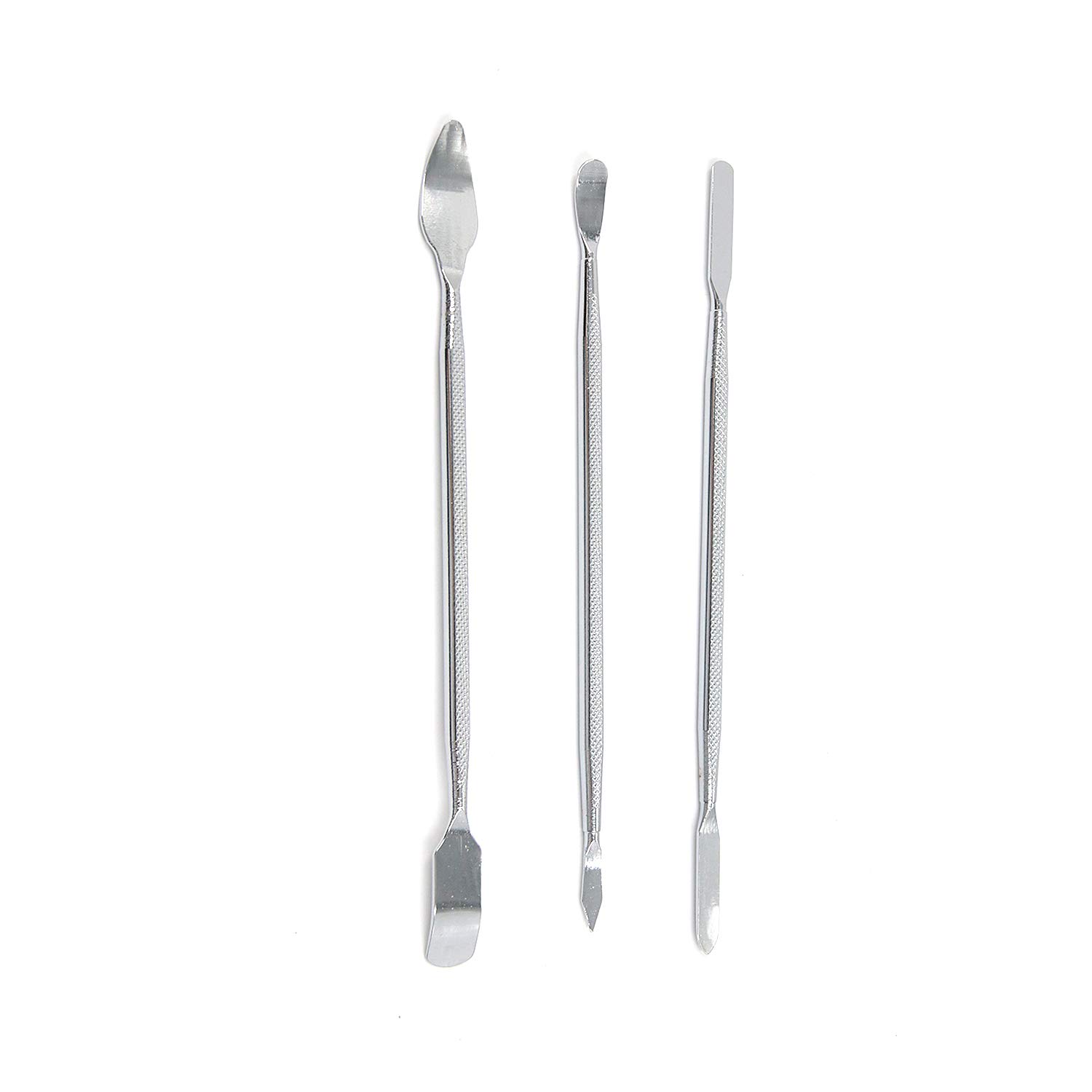 Bitray 3 PCS Professional Repair Tool Kit Electronics Opening Pry Tool Repair Kit with Metal Spudger Mobile Phone Disassembly Stick
