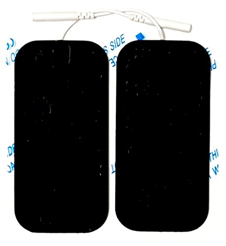 Acuzone Premium TENS Unit 40 Electrodes 2"x4" Rectangular Electrode for TENS Massage EMS