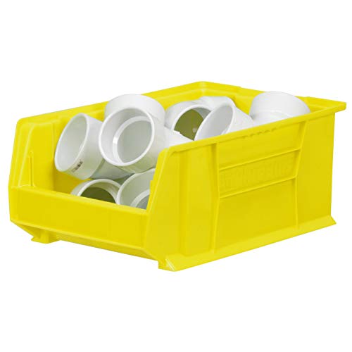 Akro-Mils 30281 Super-Size AkroBin Heavy Duty Stackable Storage Bin Plastic Container, (20-Inch L x 12-Inch W x 8-Inch H), Clear, (3-Pack)
