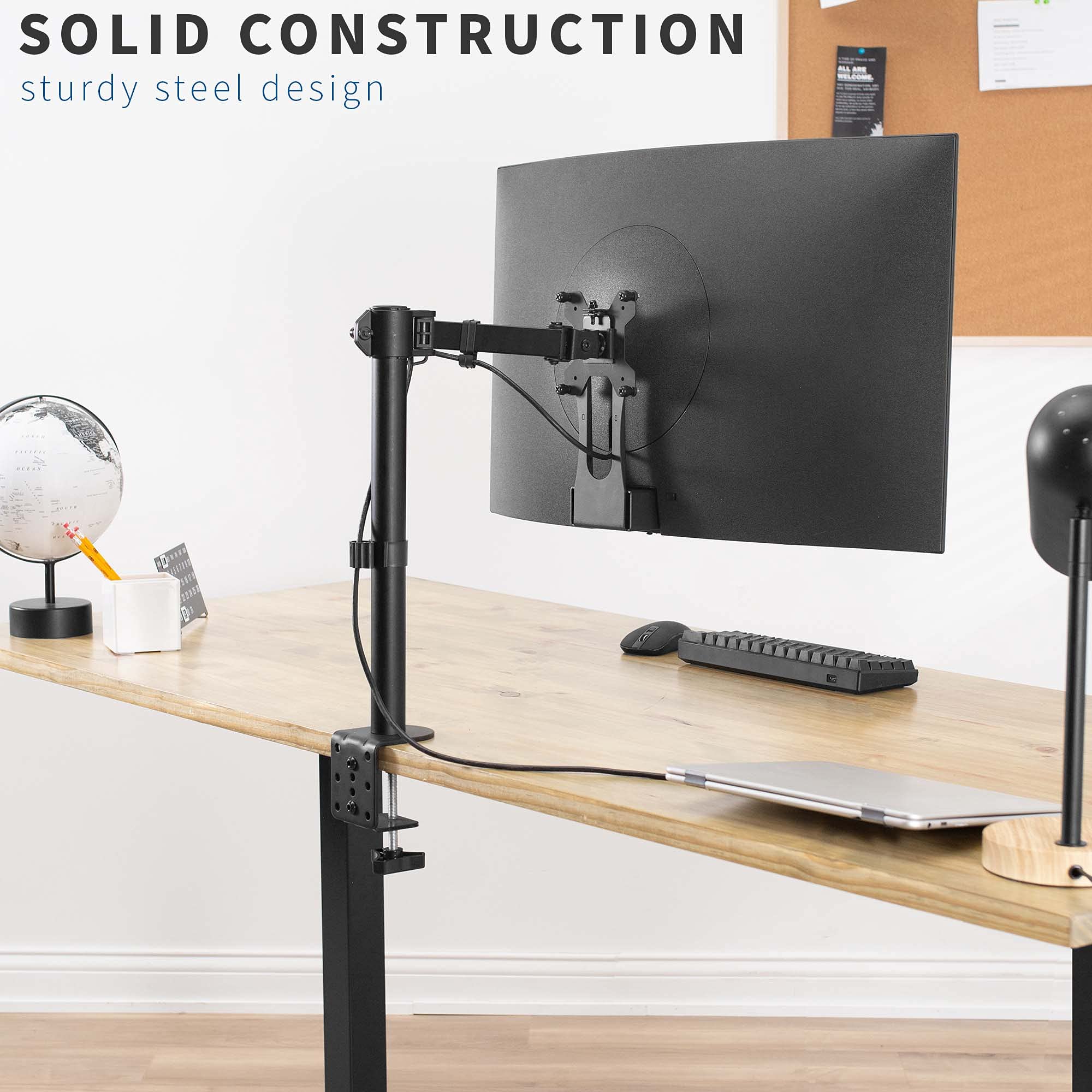 VIVO Quick Attach VESA Adapter Plate Bracket Designed for Samsung T55 Series Monitors, VESA up to 100x100, Black, MOUNT-SGT55