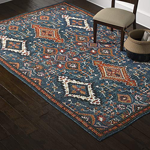 Amazon Brand β Stone & Beam Southwestern Vintage Area Rug, 7' 10" x 11', Multi